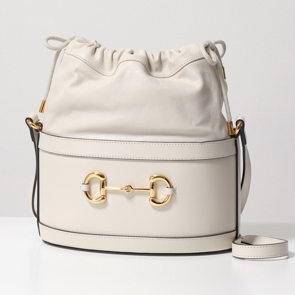 Gucci | Bags | Gucci Shoulder Bucket Bag Drawstring Offwhite | Poshmark